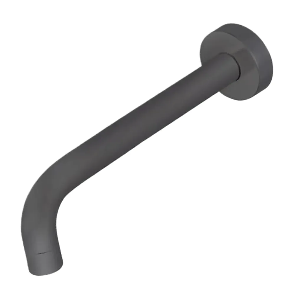 Bathroom Petra Wall Bath Spout Gun Metal Grey