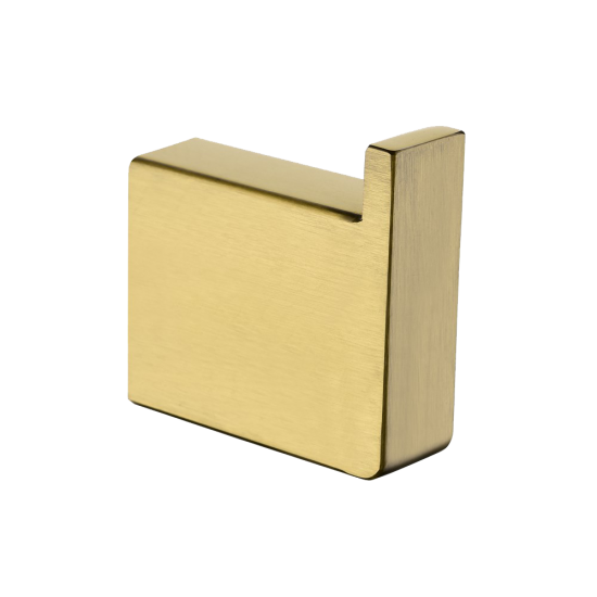 Tera Square Robe Hook Gold