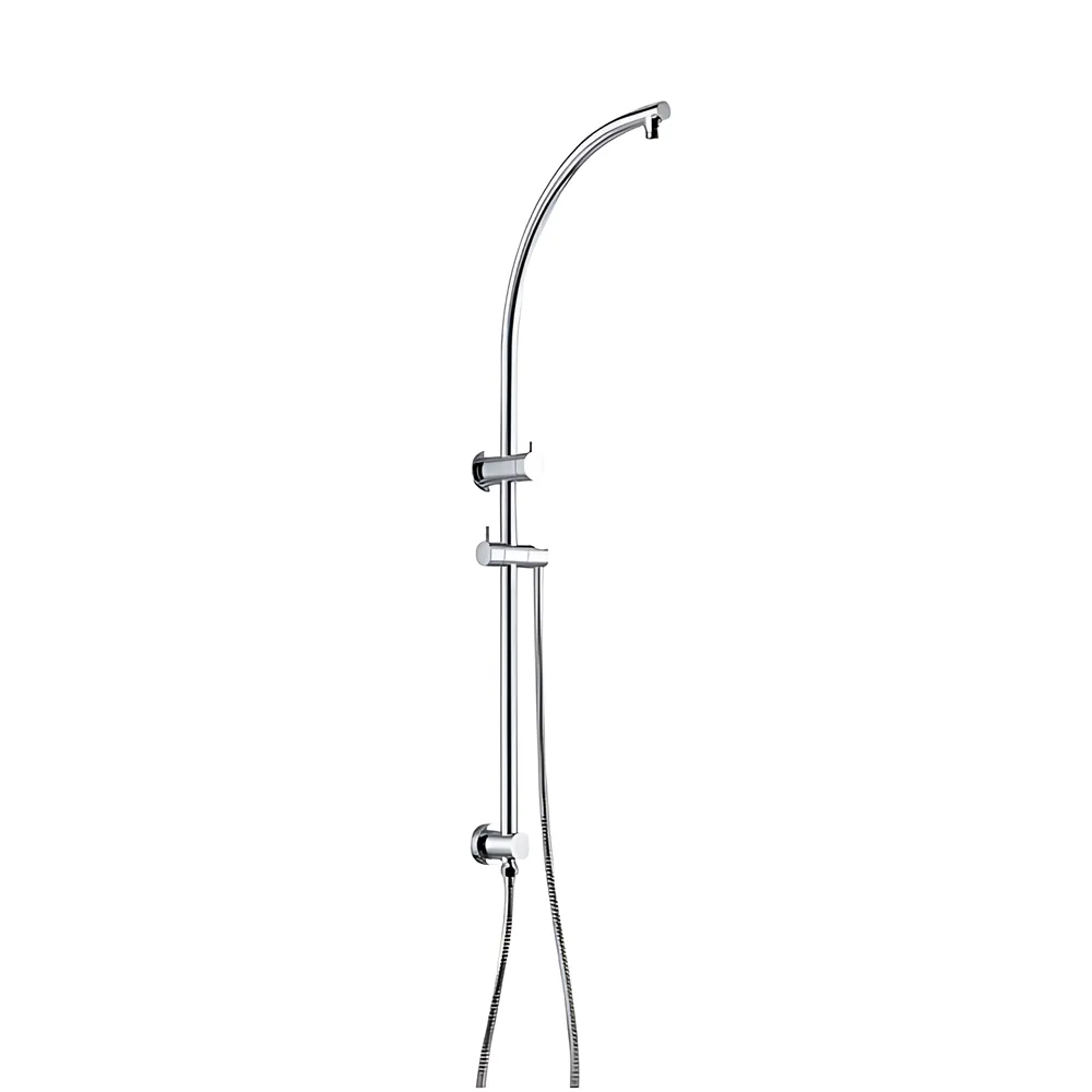 Round Top Inlet Shower Combination Chrome