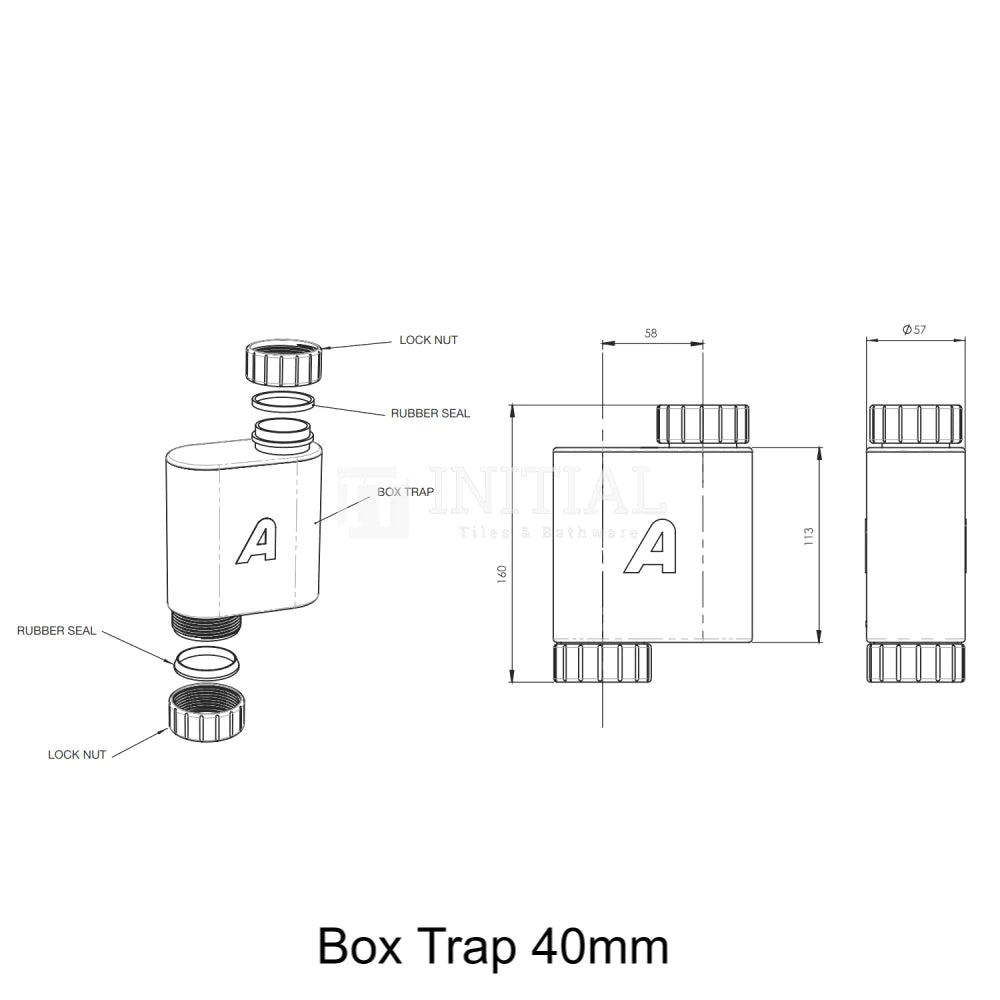 Box Trap & Space Saver Kit, 40mm