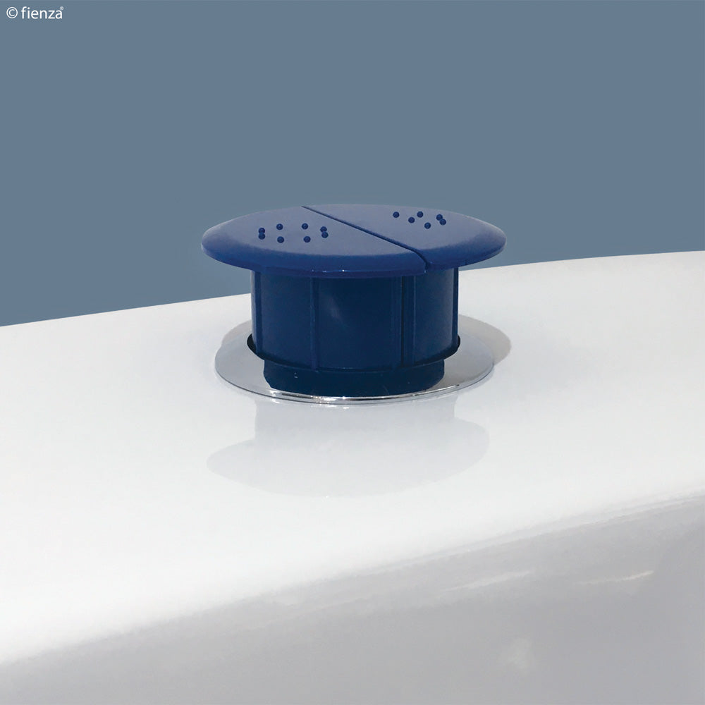 Fienza Raised Care Flush Buttons, Blue