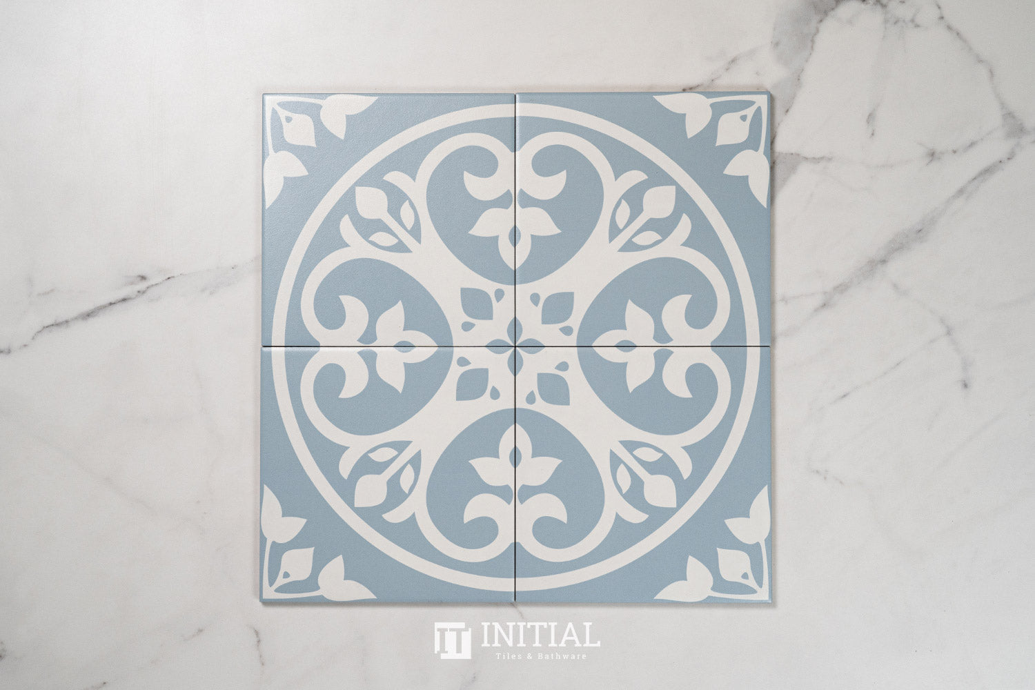 Feature Encaustic Pattern Tile 200X200 | Initial Tiles & Bathware