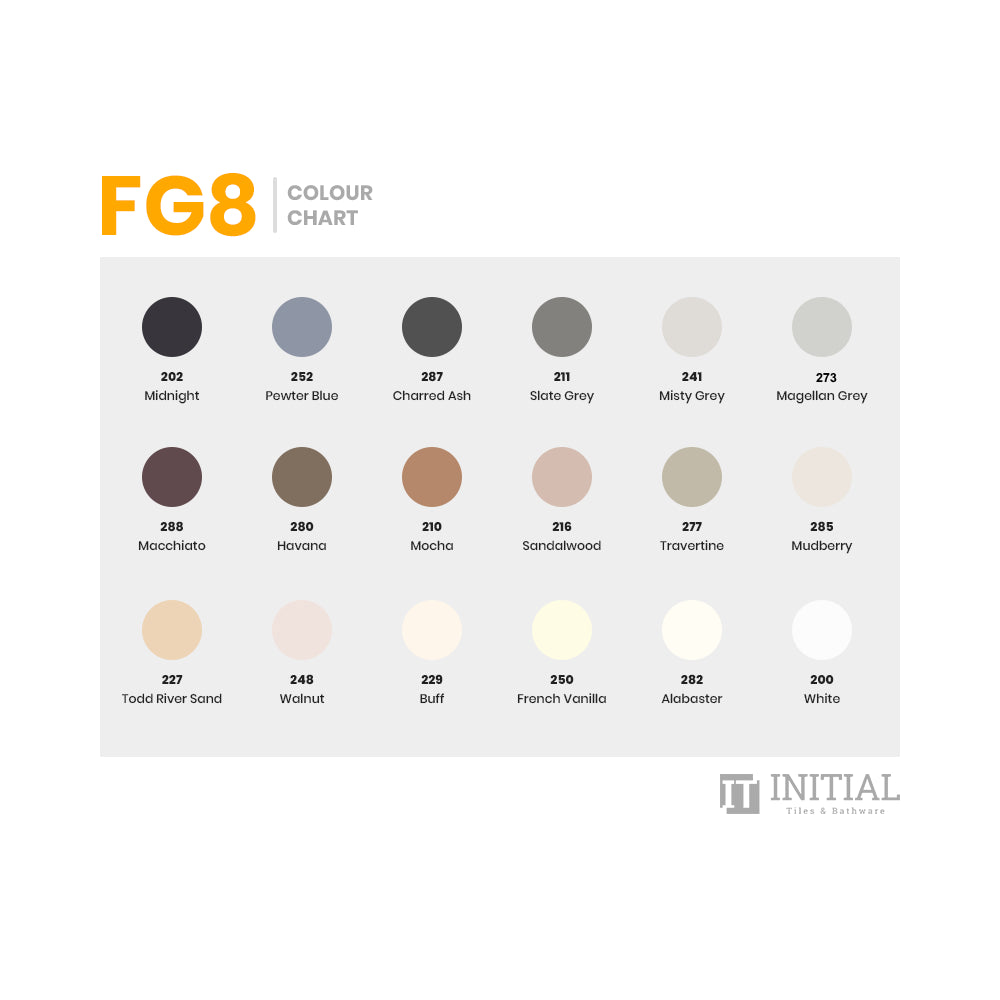 Ardex FG8 Coloured Grout 5KG / 20KG